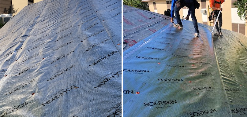 SOL-R-SKIN Fire-Resistant and Reflective Underlayment - RoofAquaGuard ...